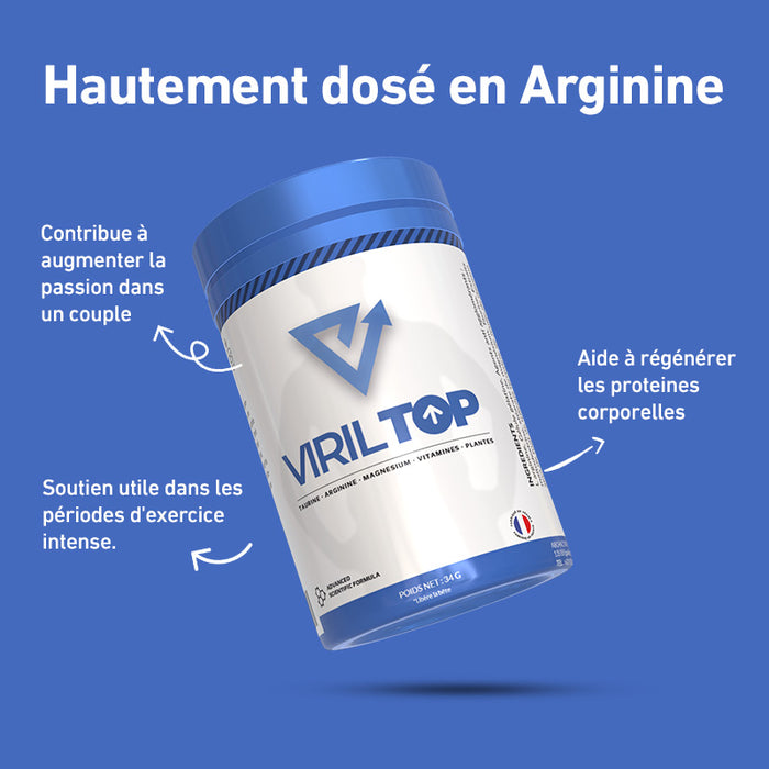 Viril TOP, Stimulateur de Vitalité Masculine - 60 gélules