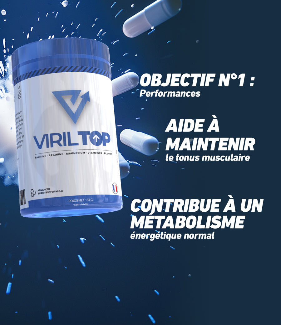 Viril TOP, Stimulateur de Vitalité Masculine - 60 gélules
